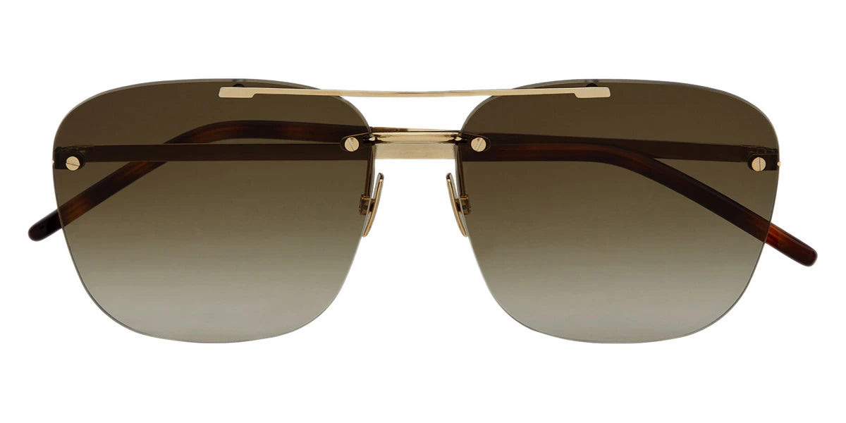 Saint Laurent SL 309 RIMLESS Aviator Sunglasses | EyeOns.com